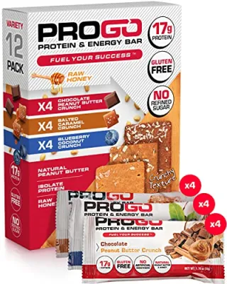 12-Pack ProGo High Protein Energy Bars (Variety ... - Ben's Bargains