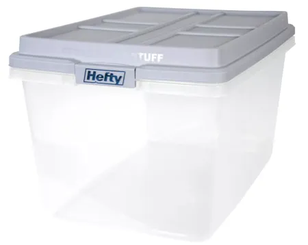 Hefty 72qt Hi-Rise Storage Bin w/ Stackable Lid at ... - Ben's Bargains