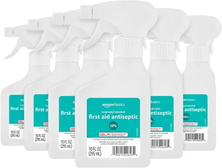 6-Pack 10oz Amazon Basics 50% Isopropyl Alcohol ... - Ben's Bargains