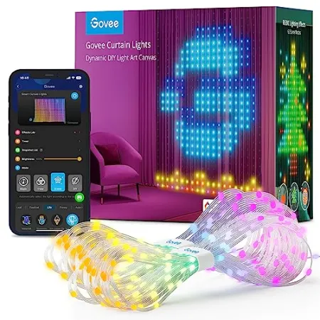 Govee WiFi Smart Curtain Lights at eBay - Ben's Bargains