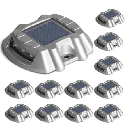 12-Pack PASAMIC Driveway Solar Powered LED Lights ... - Ben's Bargains