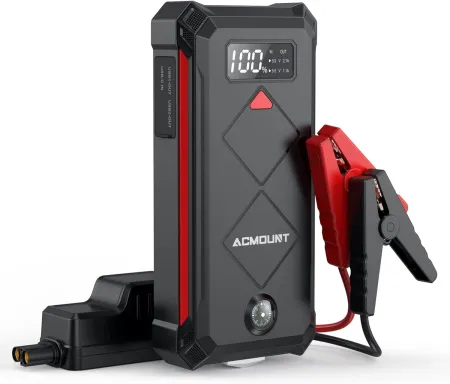 Acmount 20000mAh 5000A Portable 12V Car Battery ... - Ben's Bargains