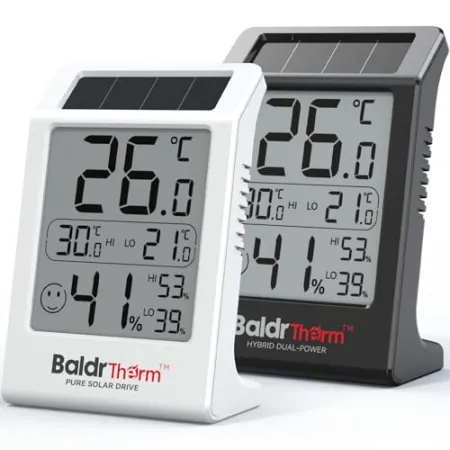 BaldrTherm Solar-Powered Room Thermometer & Indoor ... - Ben's Bargains