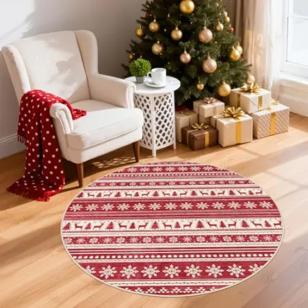 cotiled 5' Round Area Rug at Amazon - Ben's Bargains